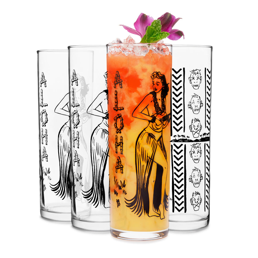 Libbey Tiki Kahiko Zombie Glass, Clear, 13.5 ounce, Set of 4 – Libbey Shop