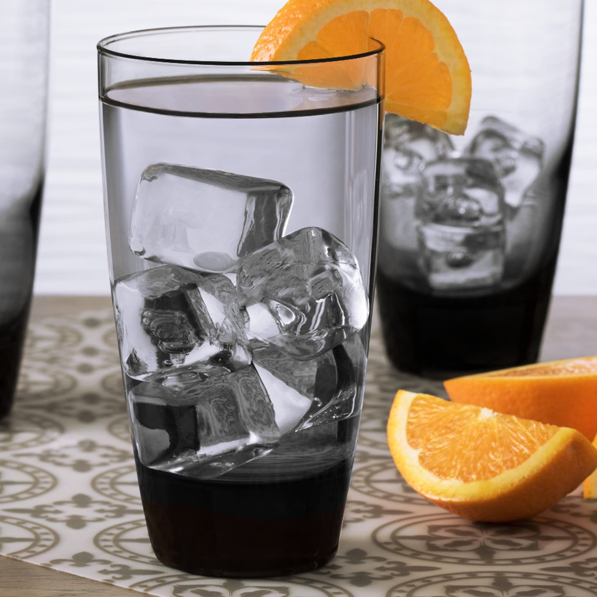Libbey Classic Smoke Tumbler Glasses 18 ounce Set of 12 Libbey Shop